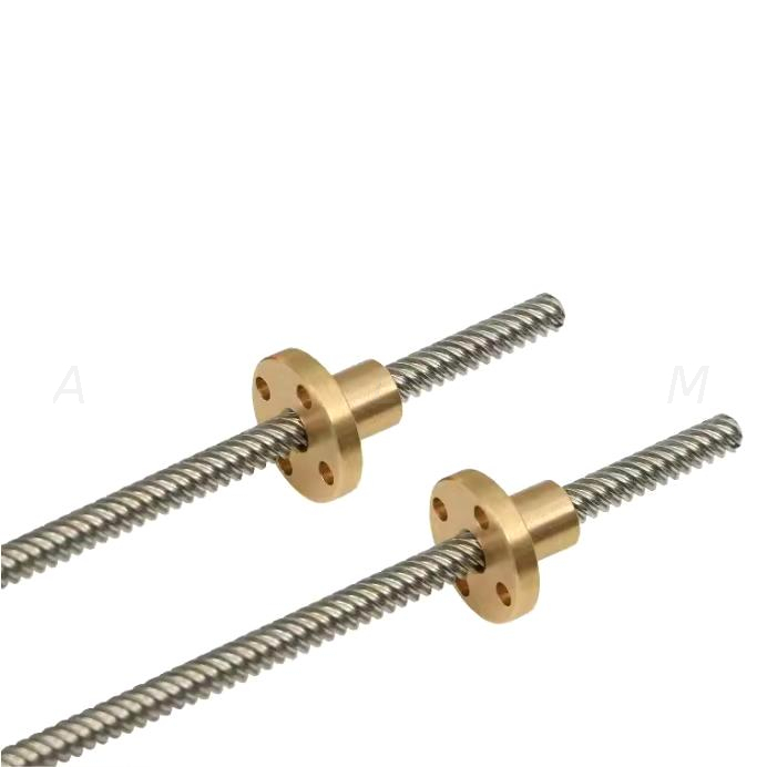 6x4 Right Hand/left Hand Pitch 2mm T6x4 Trapezoidal Screw & Nut from ...