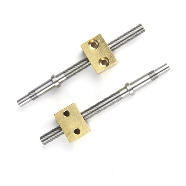 Fine Pitch M10X1 Precision Triangular Thread Lead Screw from China ...