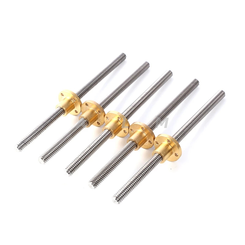 M6 Wing Nut ELLANA Threaded Backlash 5pcs 6mm Diameter Trapezoidal ...