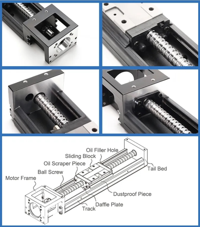 High Accuracy Hiwin Single Axis Robot Kk13025 Linear Module From China Manufacturer Alm