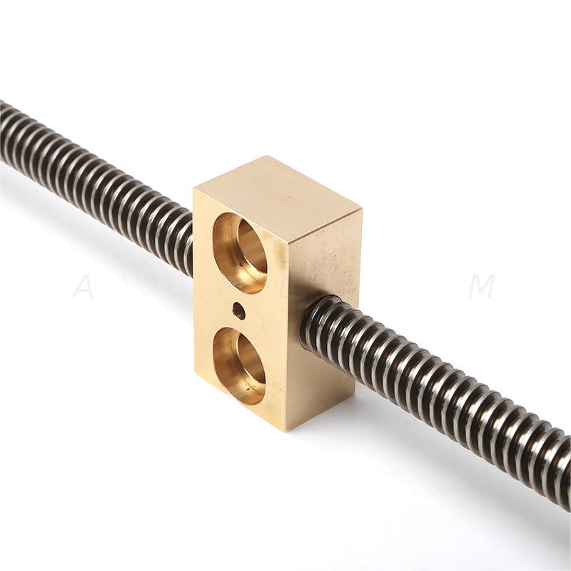12x3 Trapezoidal Lead Screw & Custom Square Nut from China manufacturer ...