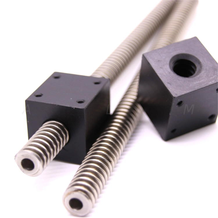 Stainless Steel T8 Trapezoidal Square Threaded Rod Lead Screw from ...