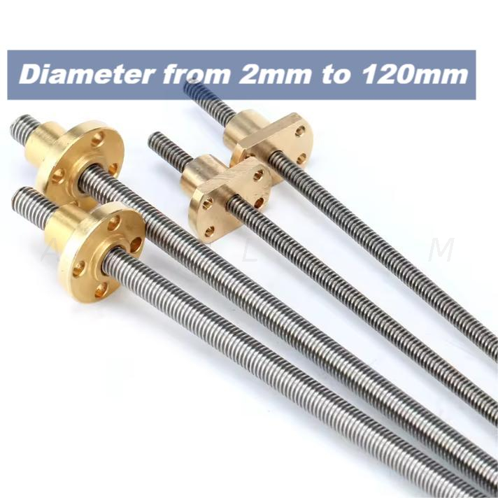 Stainless Steel 12 X10 Trapezoidal Lead Screw from China manufacturer ...