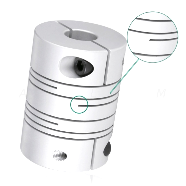 Aluminum Radial Beam Slit Type Shaft Coupling from China manufacturer - ALM