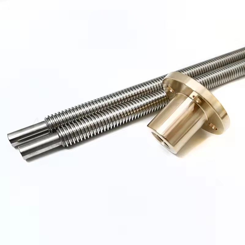 Stainless Steel Tr6x9.76 Tr6x12 Trapezoidal Lead Screw from China ...