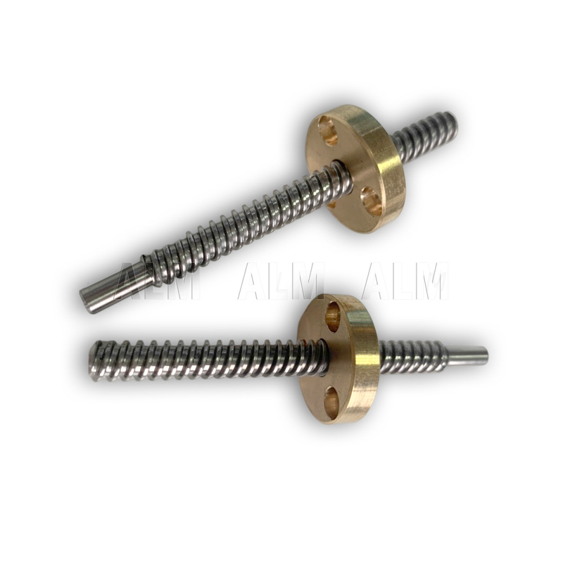 Tr6x4 Right Hand/left Hand Lead Screw with Brass Flanged Nut from China ...