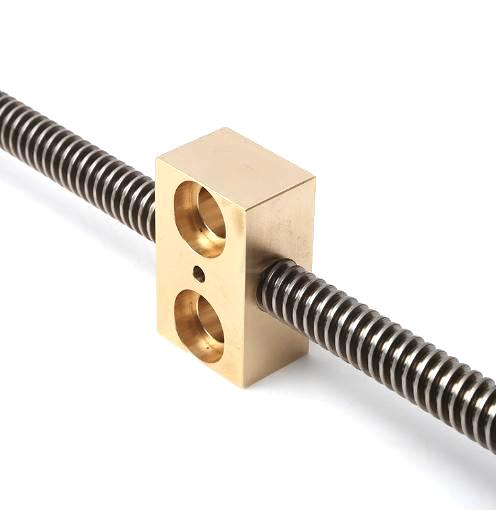 Diameter 9.525mm Lead 9.525mm Tr9.525x9.525 Lead Screw with Square Nut from China manufacturer Lead screw ball screw linear guide manufacturer China