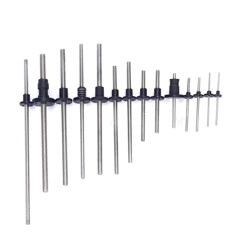 3.5x1 Stainless Steel Miniature Trapezoidal Lead Screw & Nut from China ...