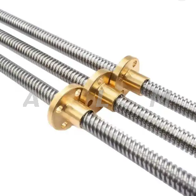 T25 Pitch 5mm C45 Carbon Steel T25x5 Trapezoidal Lead Screw from China ...