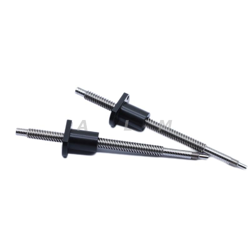 Dia 5mm Pitch 1mm Tr5x4 Miniature Trapezoidal Lead Screw with POM Nut ...