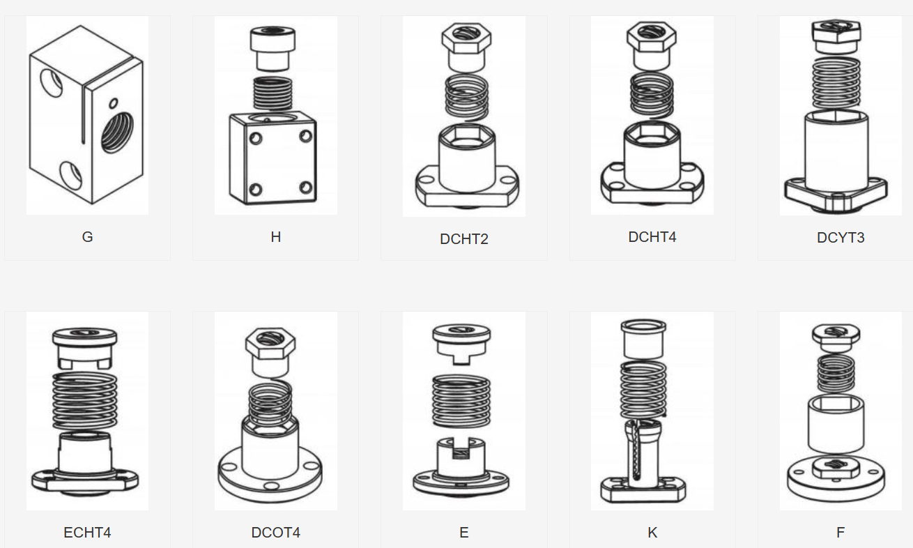 What are the types of anti-backlash nuts? - Lead screw ball screw ...