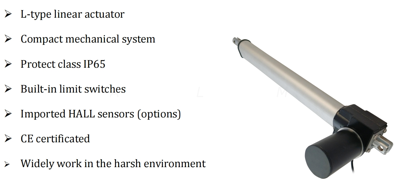 IP65 Max Load 600kg Telescopic Linear Actuator from China manufacturer ...