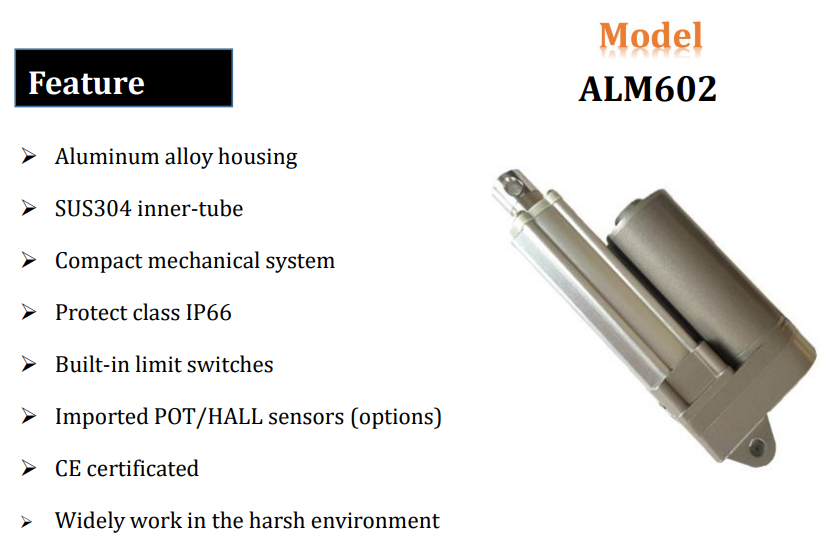Customize stroke Protect class IP66 12v/24v/36v/48 trapezoidal screw ...